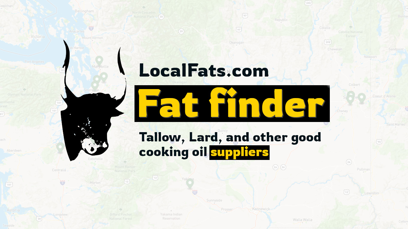 Good fats supplier map - LocalFats.com